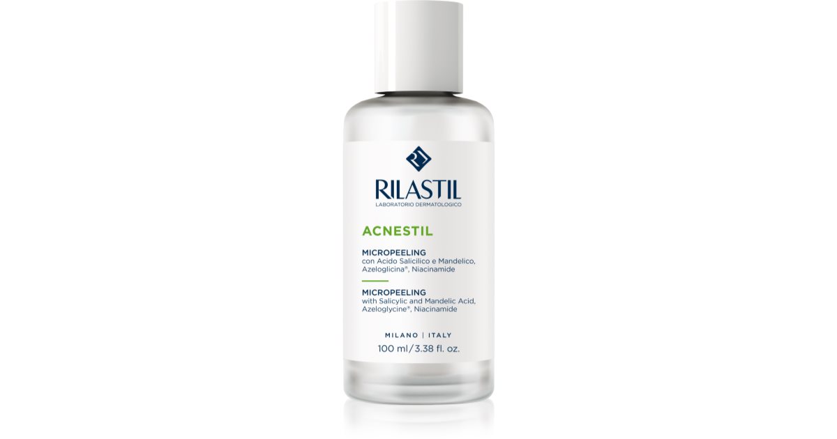 Rilastil Acnestil Exfoliating And Moisturizing Milk for acne-prone skin ...