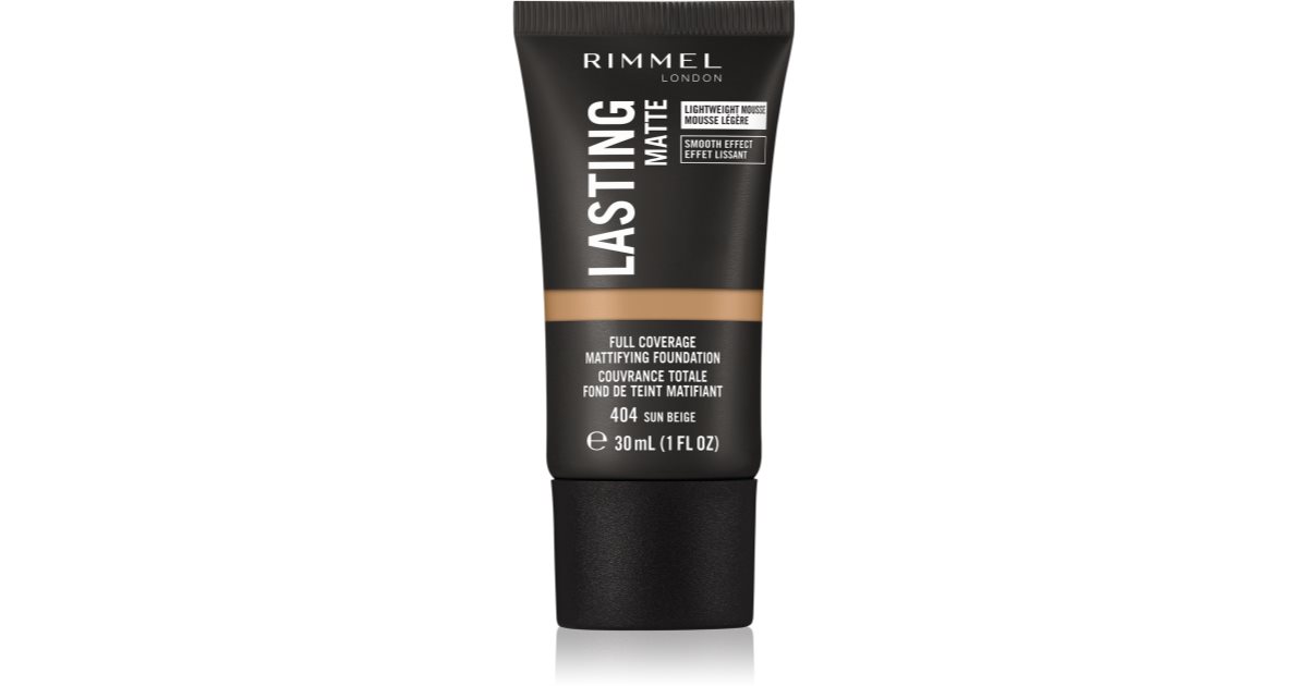 Rimmel Lasting Matte mattifying foundation | notino.co.uk