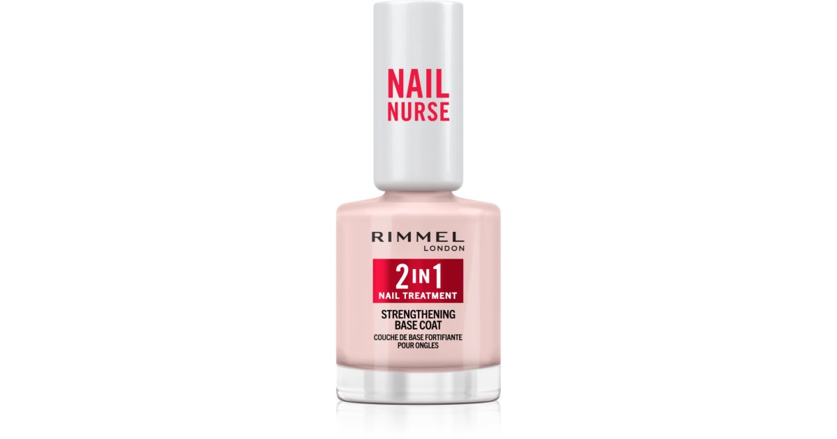 Rimmel Nail Nurse 2-in-1 base coat nail polish with firming effect ...