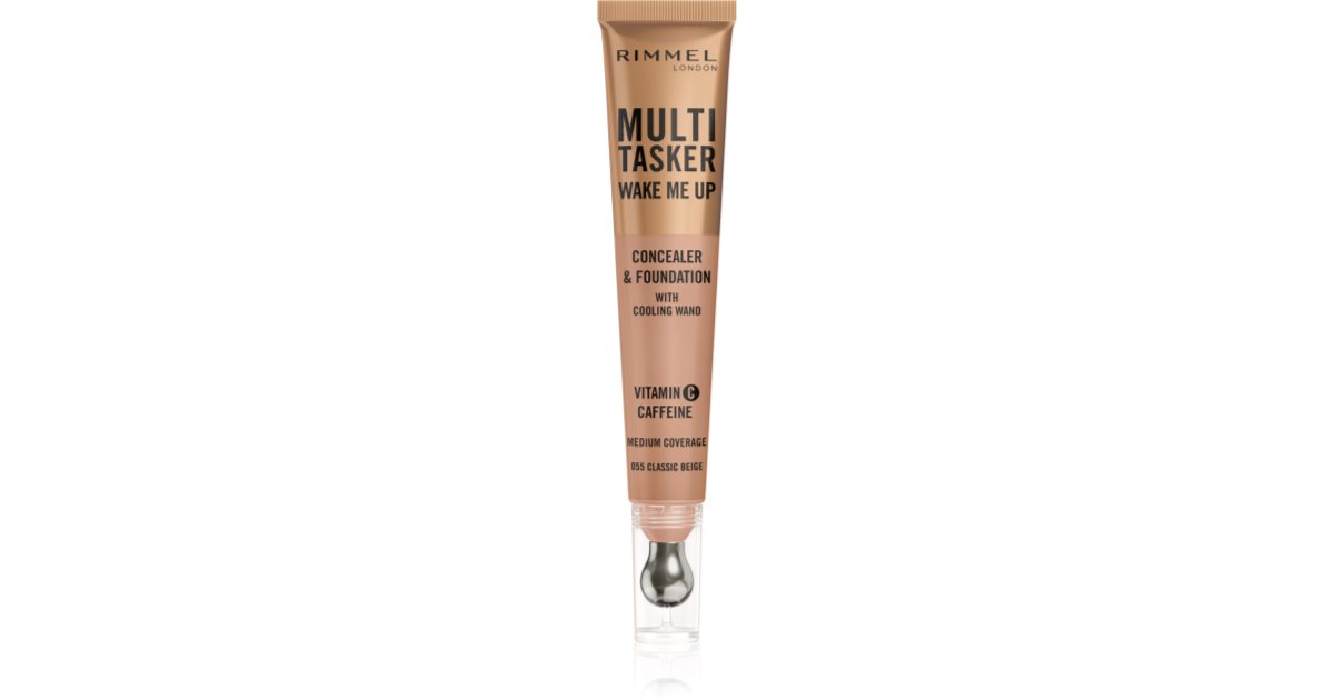 Rimmel Multi-Tasker Wake Me Up foundation and concealer with a ...