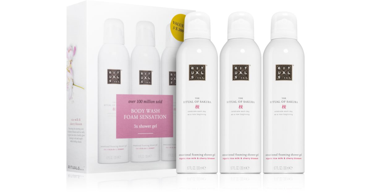Rituals The Ritual Of Sakura mousse de douche conditionnement ...