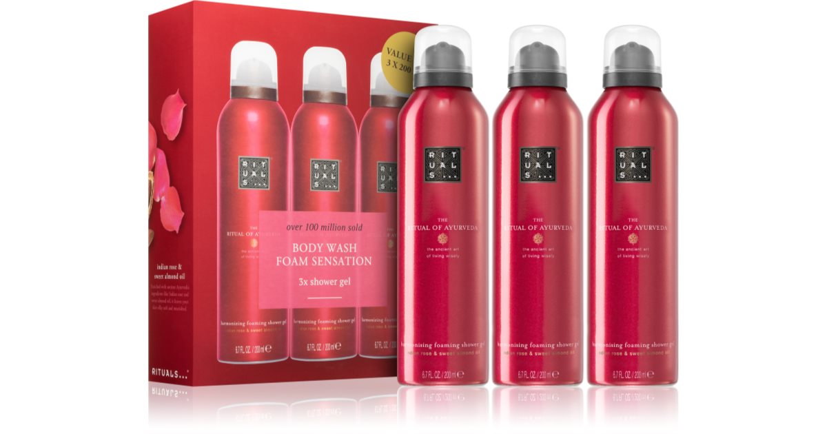 Rituals The Ritual Of Ayurveda mousse de douche conditionnement ...