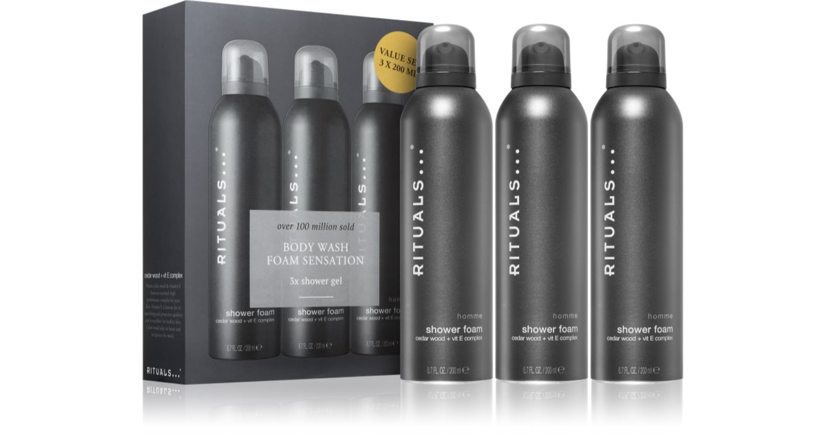 Rituals Homme Shower Foam economy pack | notino.ie