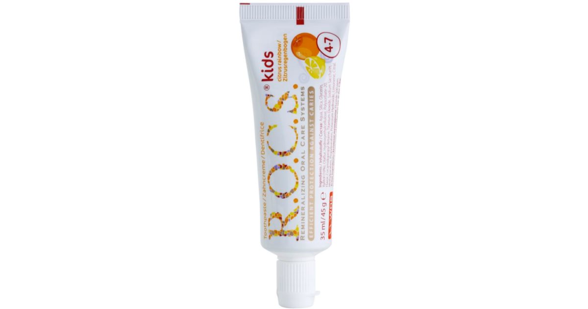 R.O.C.S. Kids Citrus Rainbow Toothpaste for Children | notino.co.uk