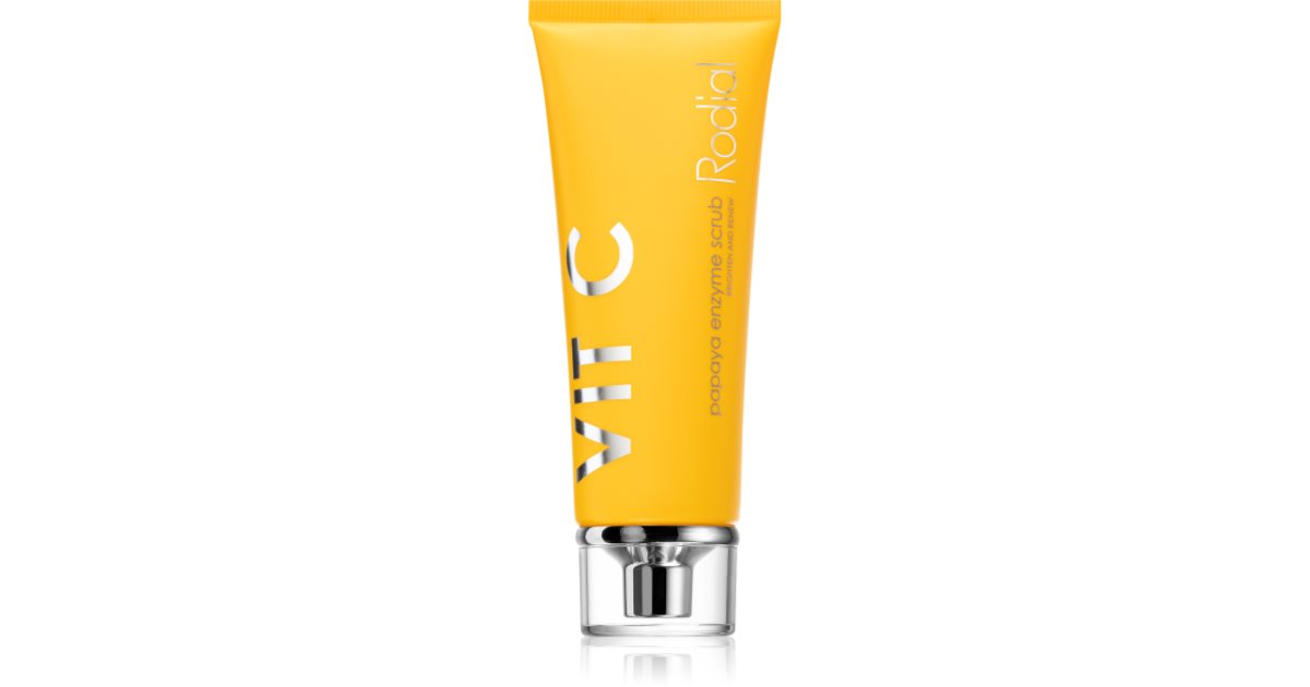 Rodial Vit C Papaya Enzyme Scrub enzymatic scrub to brighten and smooth ...
