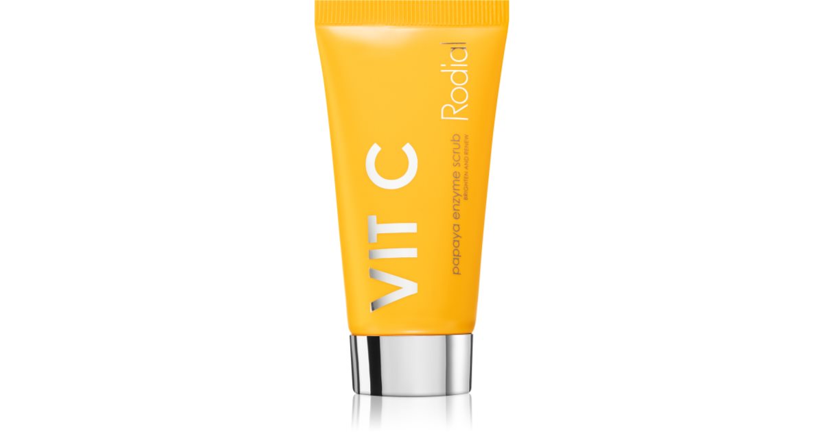 Rodial Vit C Papaya Enzyme Scrub enzymatic scrub to brighten and smooth ...