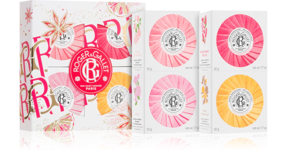 Roger & Gallet Wellbeing Soaps Set Gift Set for women | notino.ie