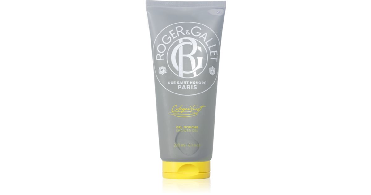 Roger & Gallet Cologne Twist Shower Gel with invigorating effects ...