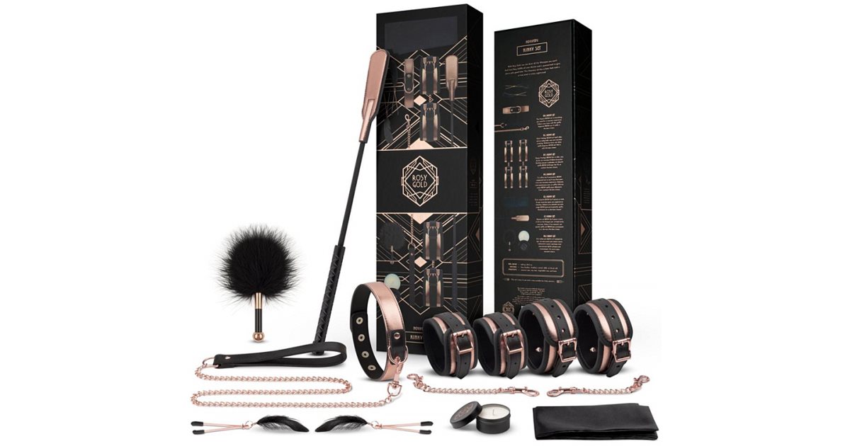 Rosy Gold Nouveau BDSM set | notino.pl