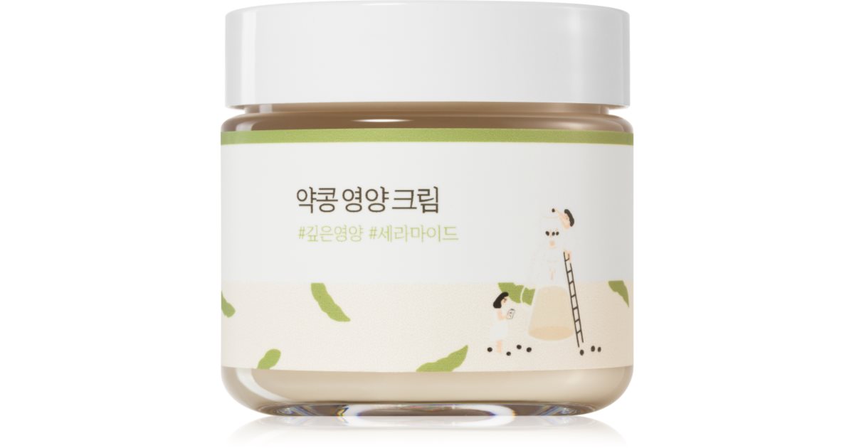ROUND LAB Soybean Nourishing Cream deep moisturising cream with anti ...