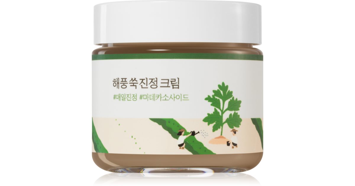 ROUND LAB Mugwort Calming Cream intensive hydrating emulsion with ...