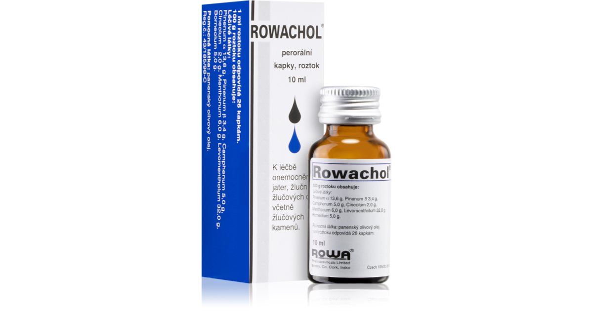 Rowachol Rowachol POR GTT SOL 10ML perorální kapky, roztok pro podporu ...