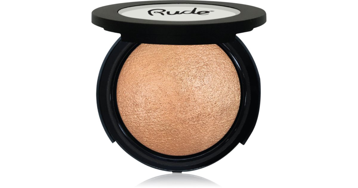 Rude Cosmetics Baked Highlighter Professional Highlight Pressed Powder ...