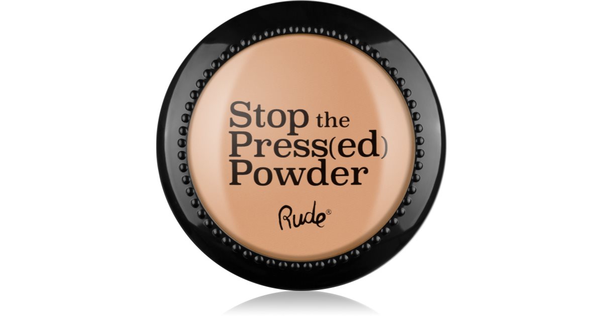 Rude Cosmetics Stop The Press(ed) Powder Compact Powder | notino.ie