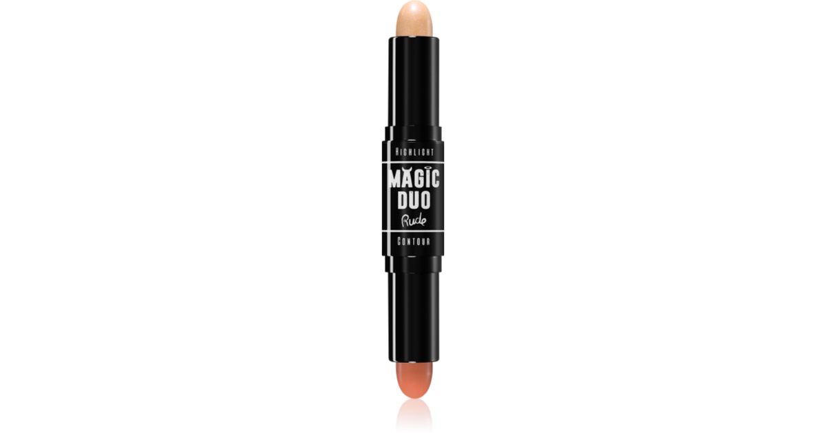Rude Cosmetics Magic Duo Two-Tone Contouring Stick | notino.ie