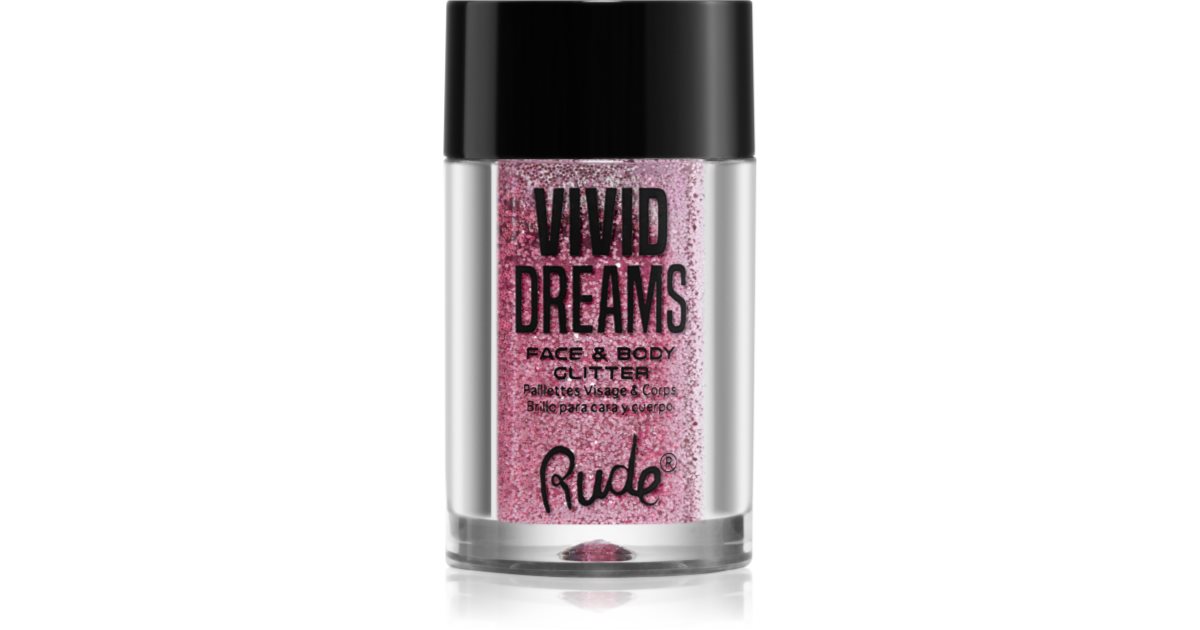 Rude Cosmetics Vivid Dreams paillettes visage et corps | notino.fr