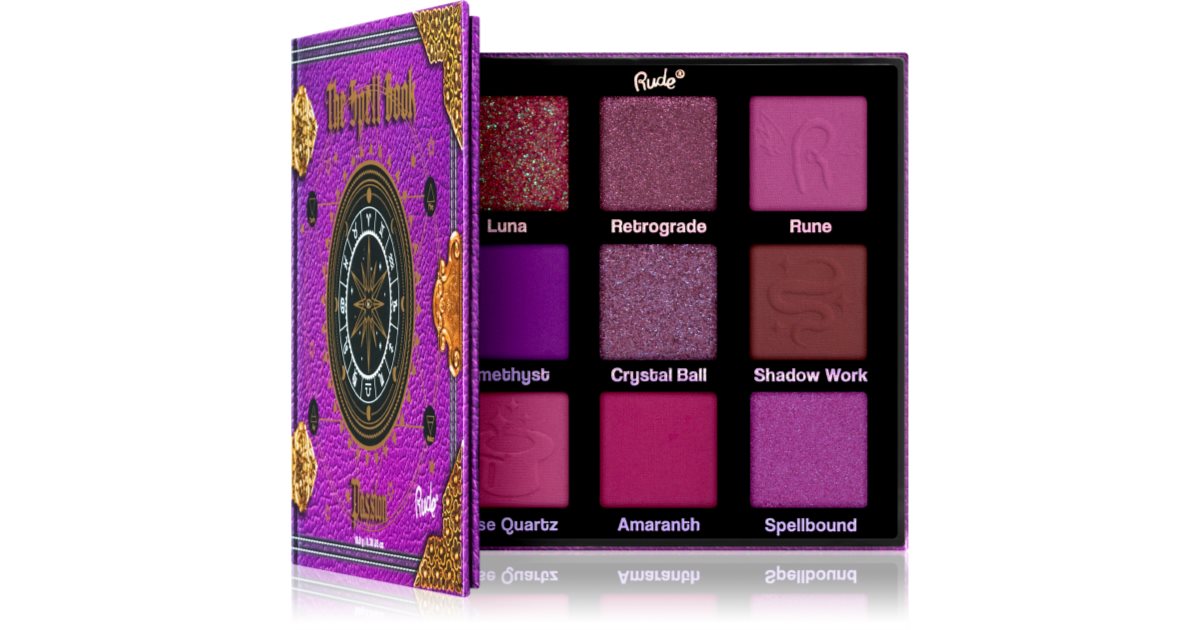 Rude Cosmetics The Spell Book Eyeshadow Palette | notino.ie