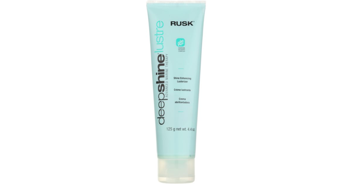 Rusk Deep Shine Lustre Styling Crème voor Glanzend en Zacht Haar ...