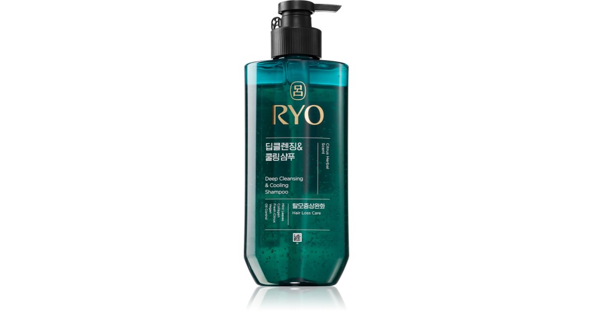 RYO Deep Cleansing & Cooling Shampoo deep cleanse clarifying shampoo ...