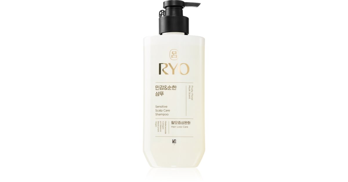 RYO Sensitive Scalp Care Shampoo успокояващ шампоан за чувствителна ...