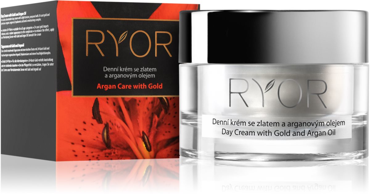 RYOR Argan Care with Gold Tagescreme mit Gold und Arganöl | notino.at