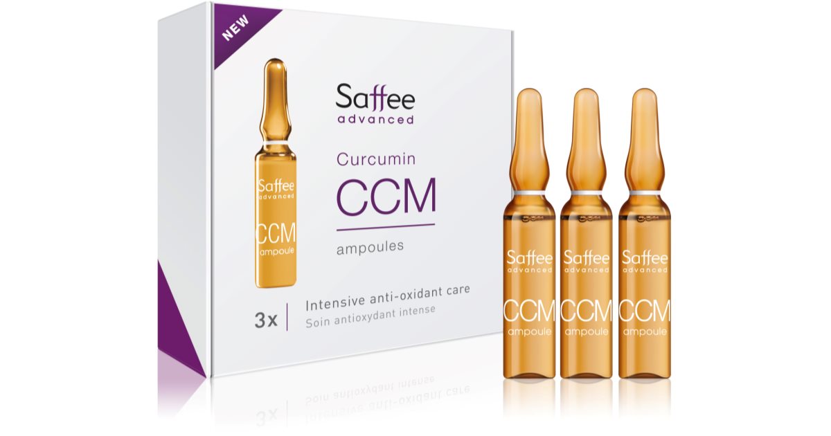 Saffee Advanced Curcumin Ampoules – 3x Intensive Anti-oxidant Care ...