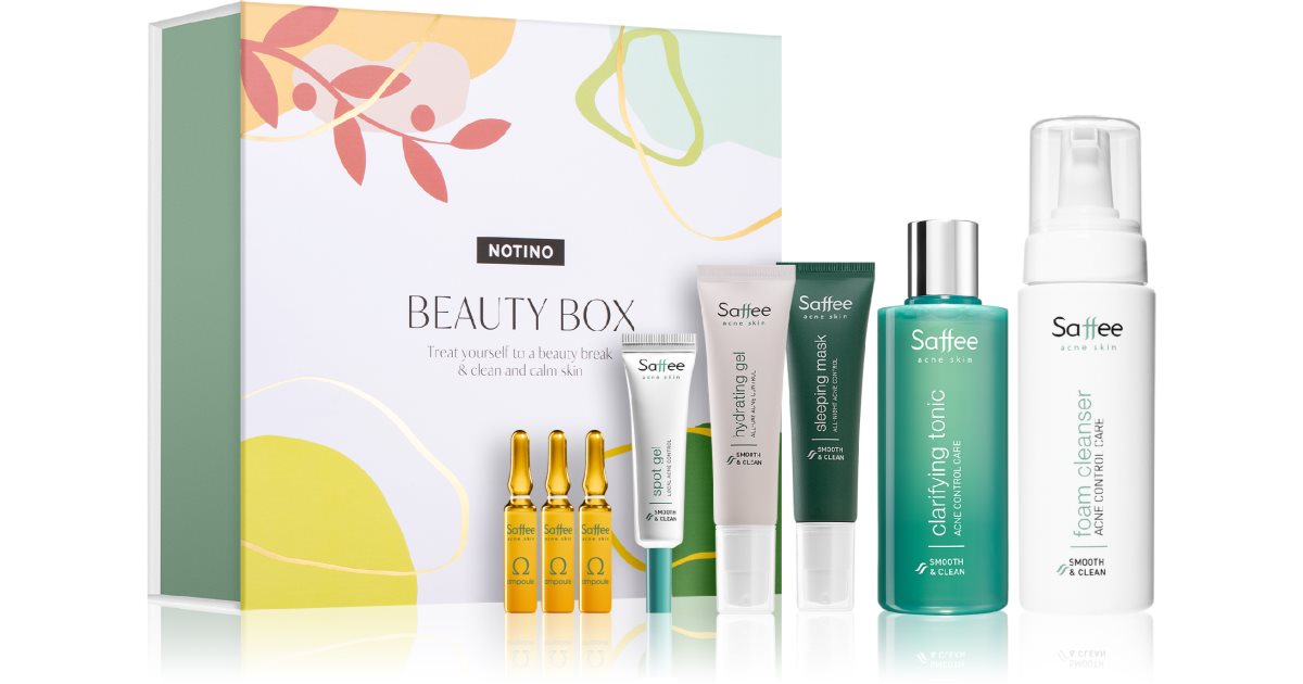 Saffee Acne Skin set for clean and soothed skin | notino.ie