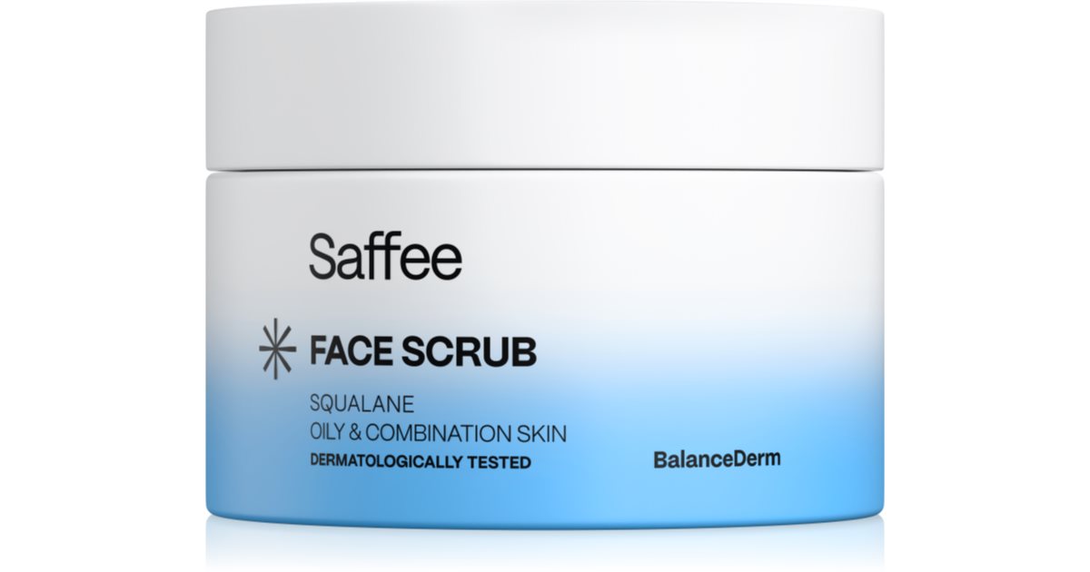 Saffee BalanceDerm Face Scrub gommage visage pour peaux grasses et ...