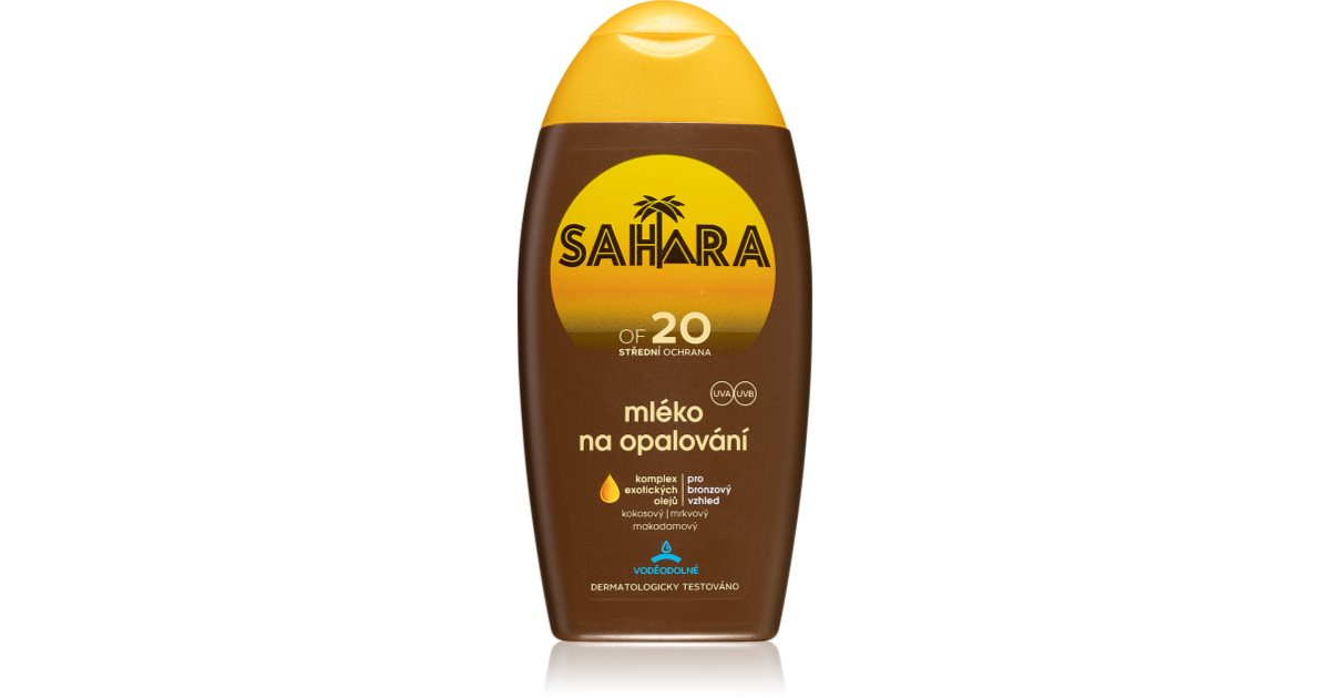 Sahara Sun sunscreen lotion SPF 20 | notino.co.uk