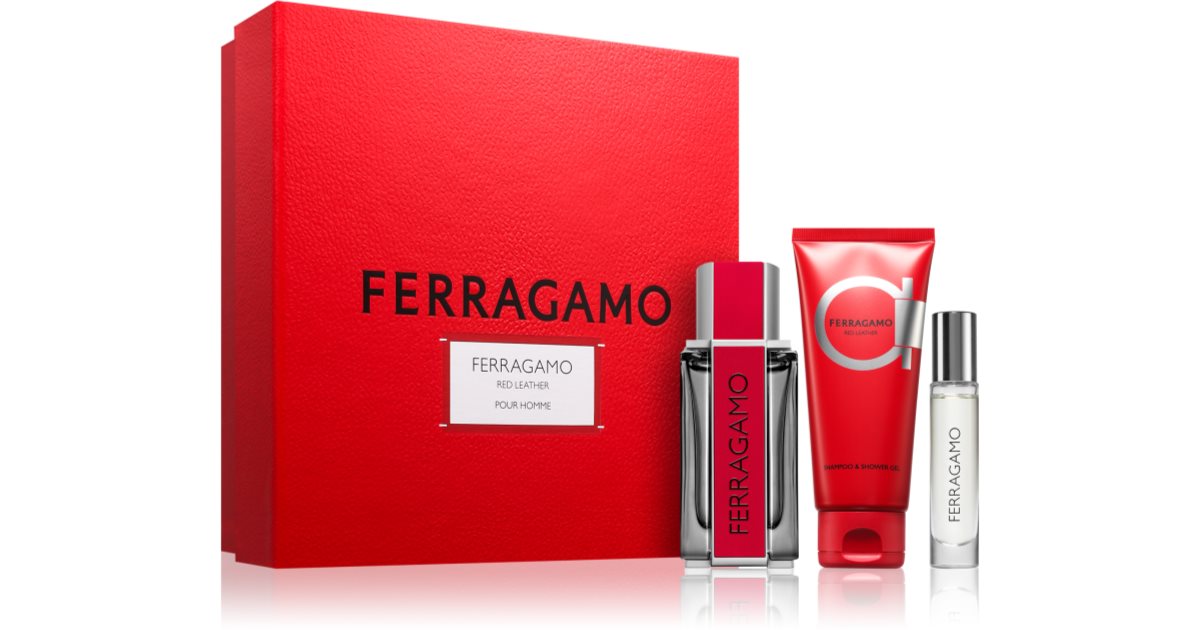 Ferragamo Red Leather | Livrare rapida! | Notino.ro
