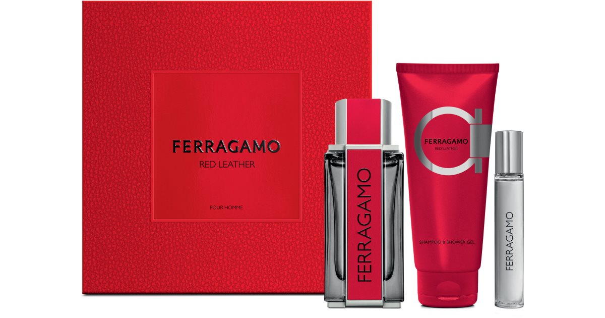 Ferragamo Red Leather | Livrare rapida! | Notino.ro