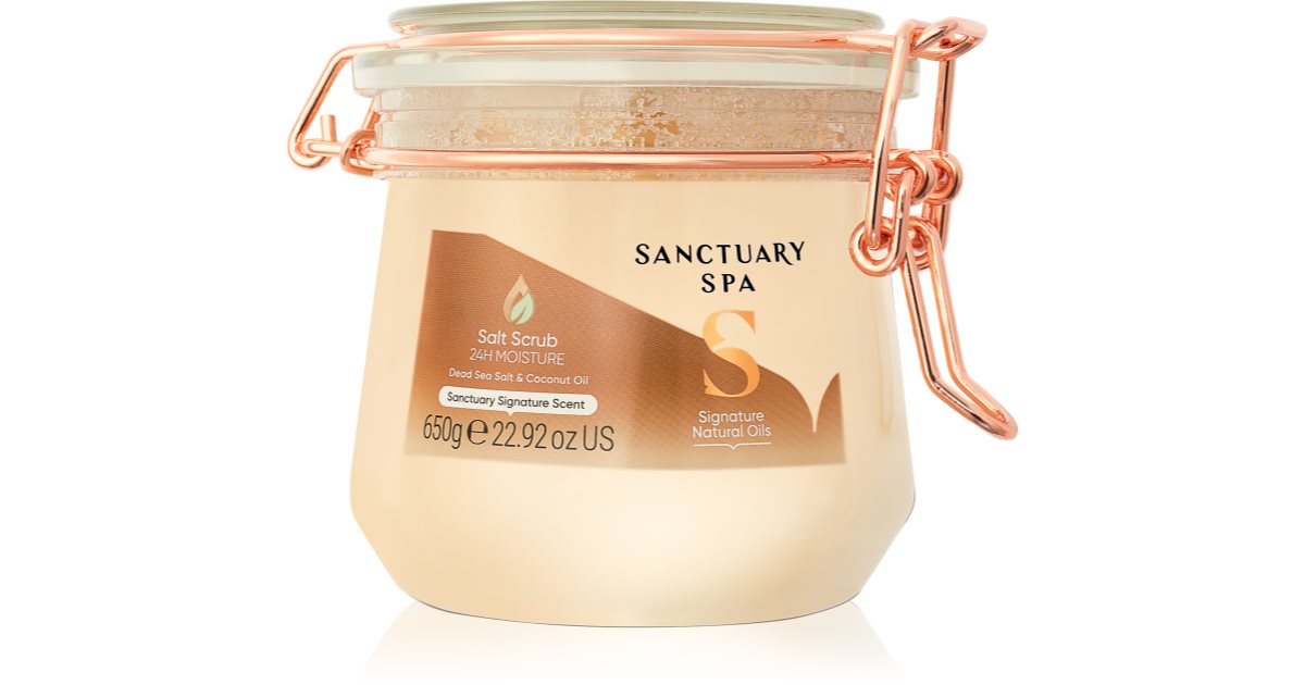 Sanctuary Spa Signature Natural Oils salt scrub with nourishing and ...