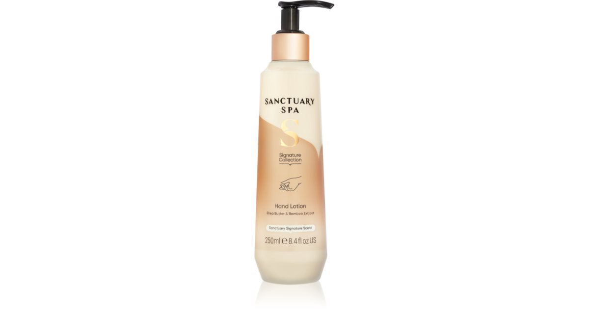 Sanctuary Spa Signature Collection hand lotion with nourishing effect ...