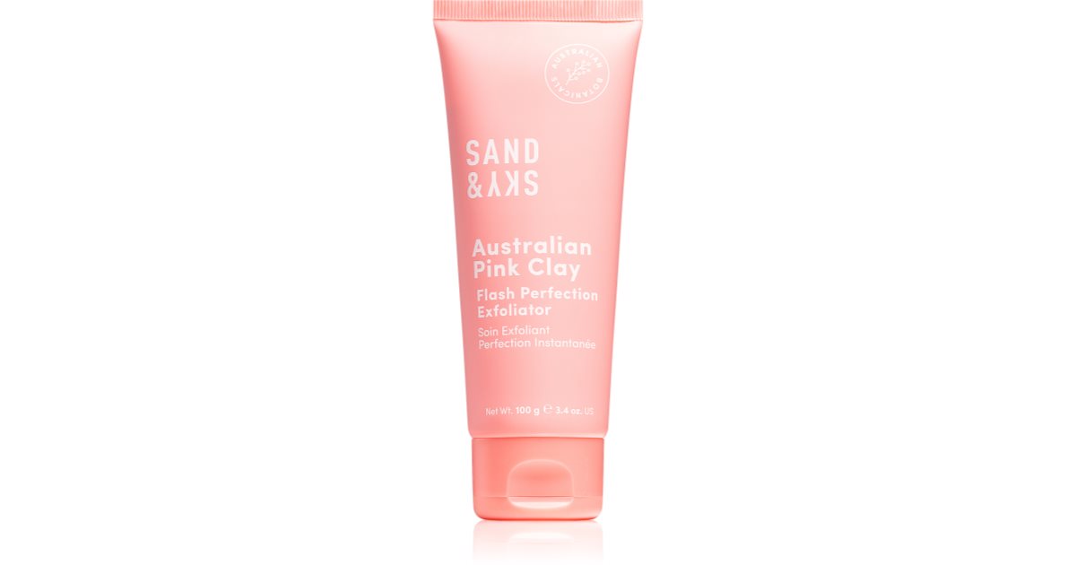 Sand And Sky Australian Pink Clay Flash Perfection Exfoliator Cleansing