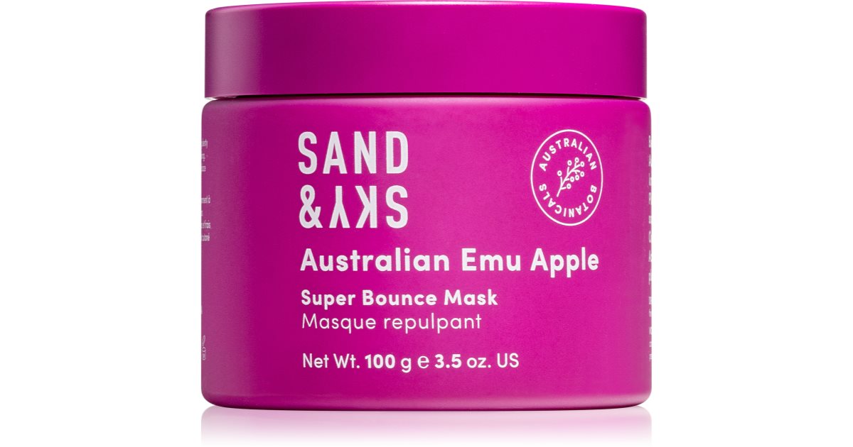 Sand & Sky Australian Emu Apple Super Bounce Mask Hydrating and ...