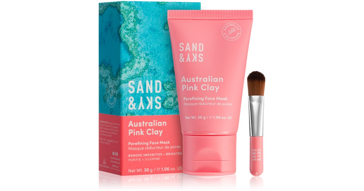 Sand & Sky Australian Pink Clay Porefining Face Mask detoxifying mask ...