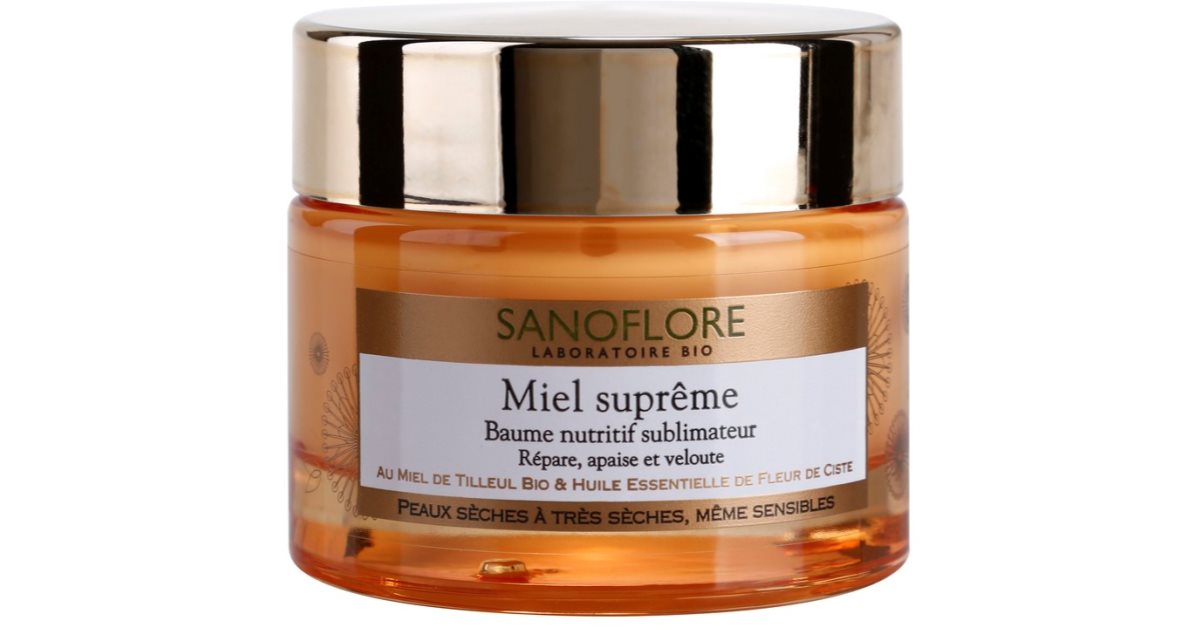Sanoflore Miel Supreme Visage baume nourrissant pour peaux sèches à ...