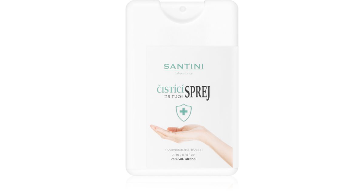 SANTINI Cosmetic Santini spray hand cleansing spray with antimicrobial ...