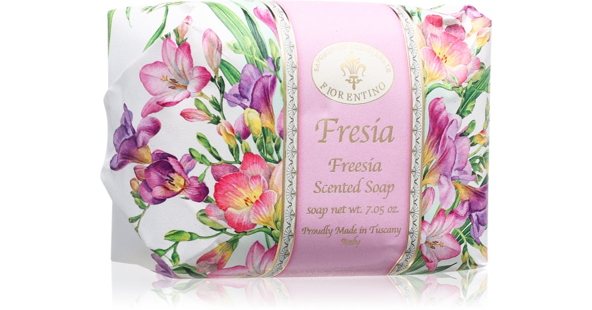 Saponificio Artigianale Fiorentino Freesia Scented Soap естествен твърд ...