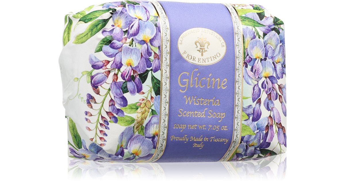 Saponificio Artigianale Fiorentino Wisteria Scented Soap natural bar ...