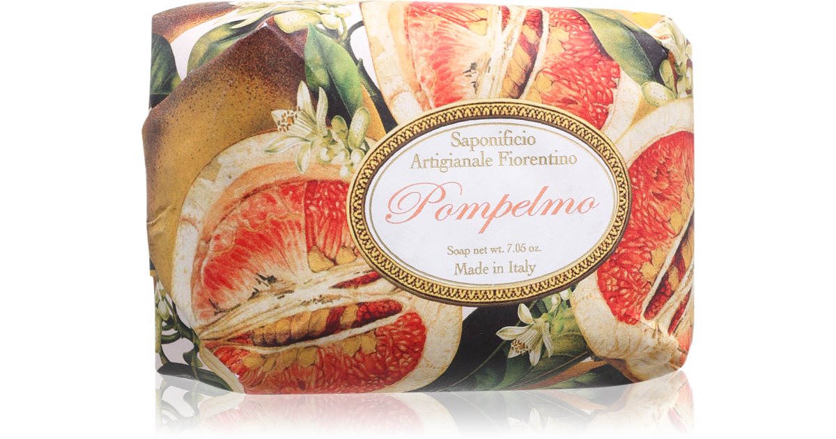 Saponificio Artigianale Fiorentino Grapefruit Scented Soap Natural Bar ...