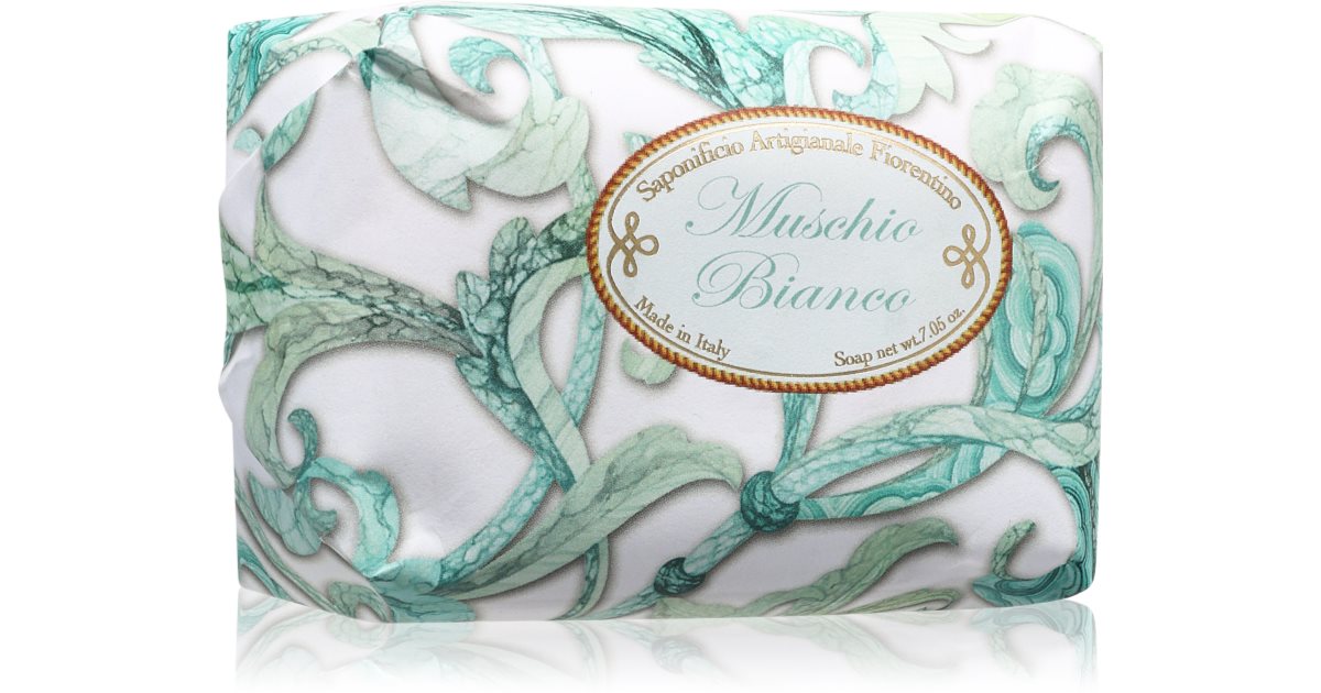 Saponificio Artigianale Fiorentino White Musk Perfumed Soap Natural Bar ...