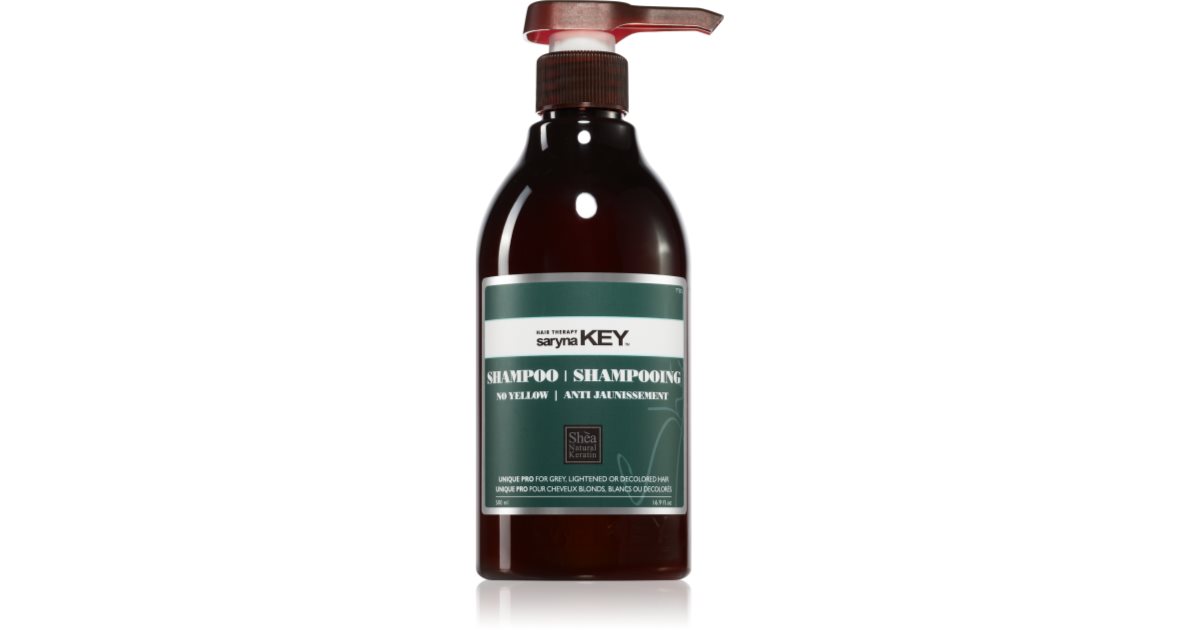 Saryna Key No Yellow Brassy Tones Neutralizing Shampoo with shea butter ...