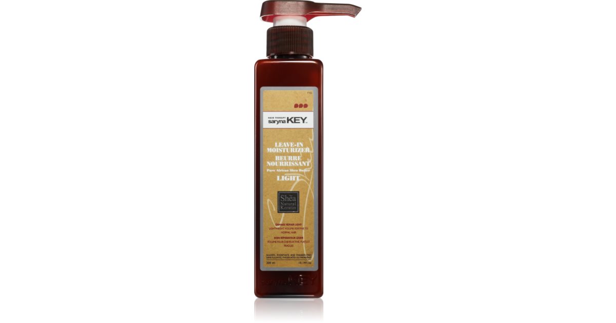 Saryna Key Pure African Shea Butter Light balsamo senza risciacquo con ...