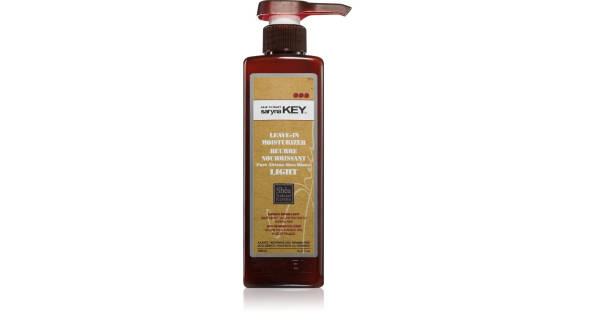Saryna Key Pure African Shea Butter Light leave-in conditioner with ...