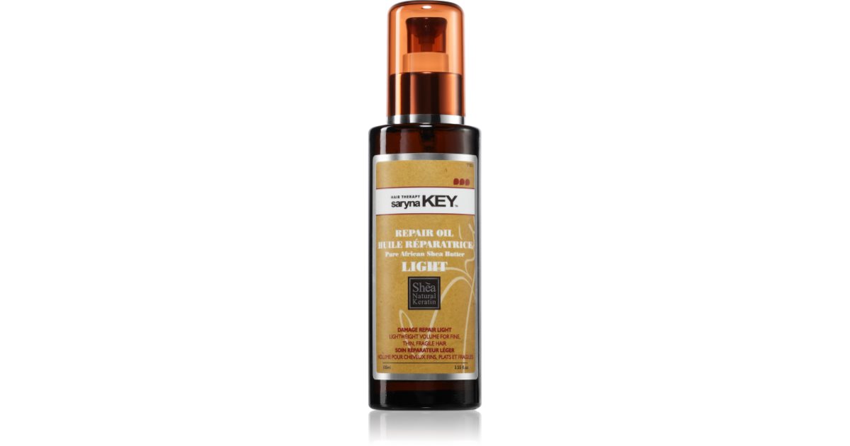 Saryna Key Pure African Shea Butter Light hair oil with shea butter ...
