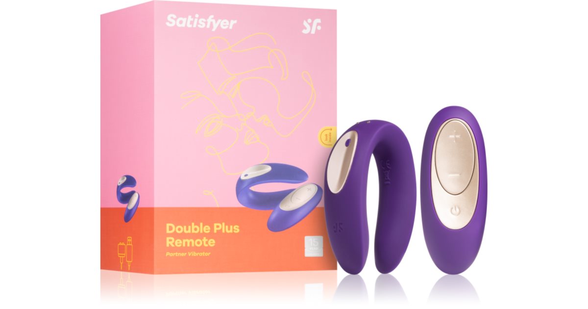 Satisfyer Double Plus Remote vibrator for couples | notino.co.uk