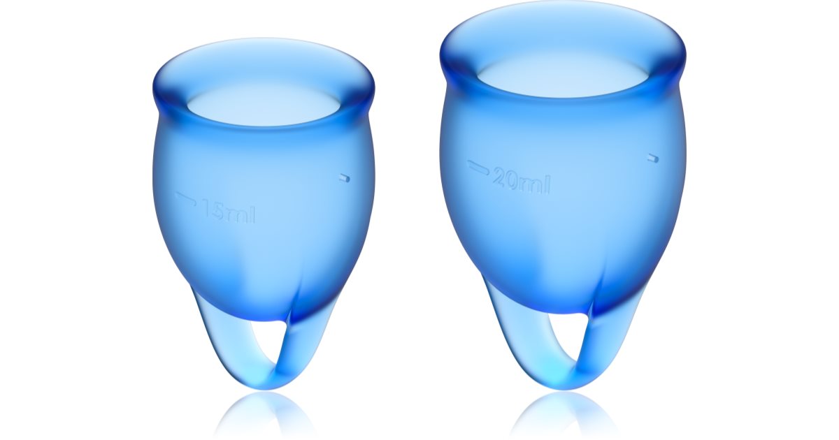 Satisfyer Feel Confident Menstrual Cup Coppa mestruale Dark blue ...