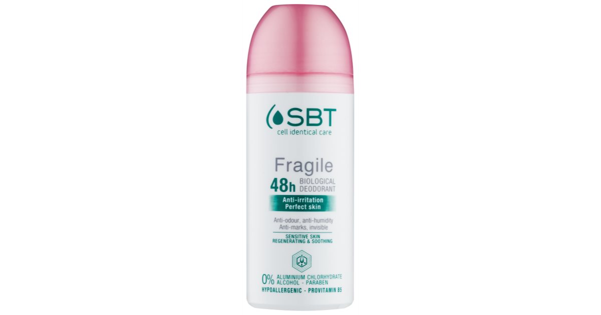 SBT Fragile No White or Yellow Marks Roll-On Deodorant For Sensitive ...