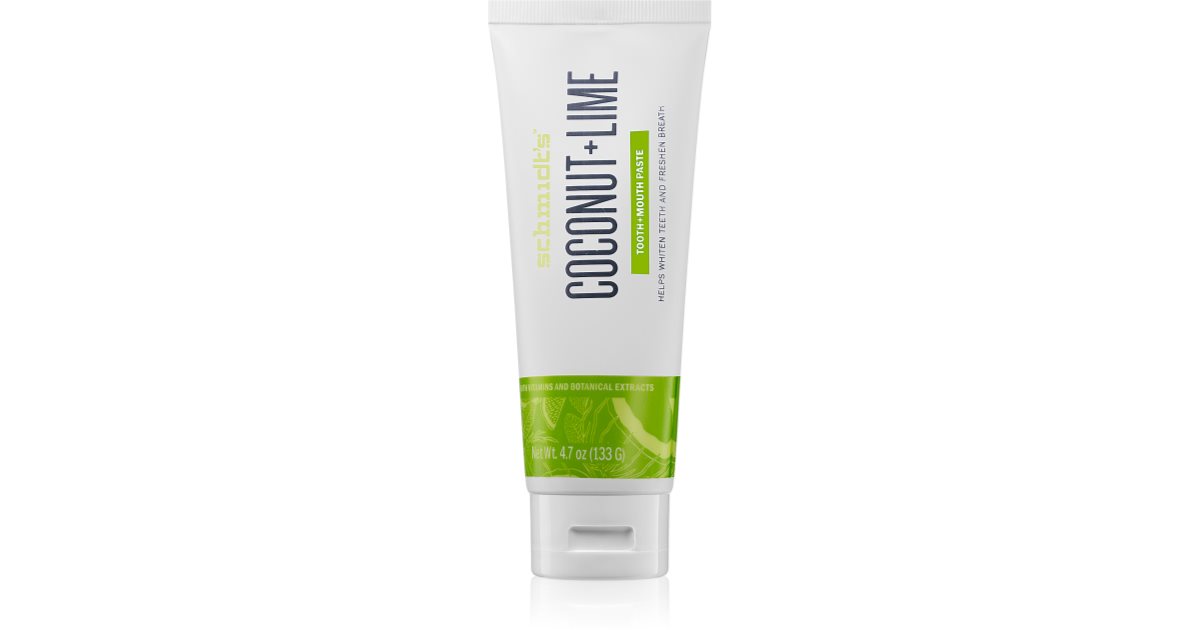 Schmidt's Coconut + Lime organic toothpaste | notino.co.uk